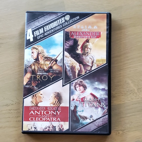 Media | 4 Film Favorites Epic Adventures Alexander Directors Cut Antony ...